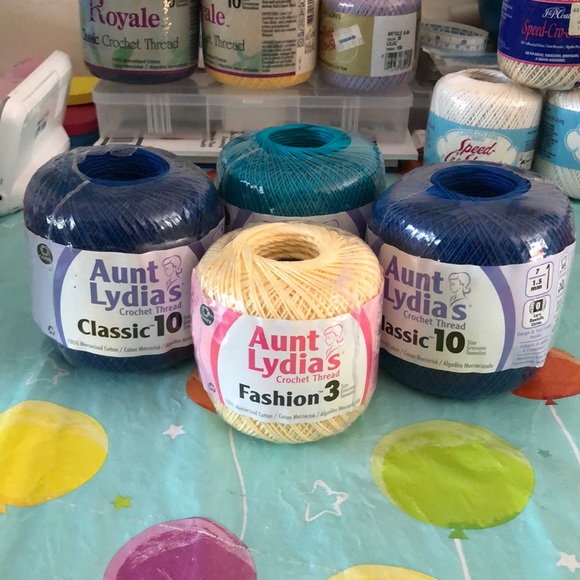 Aunt Lydia’s | Office | Aunt Lydias Crochet Thread Classic Fashion 3 ...